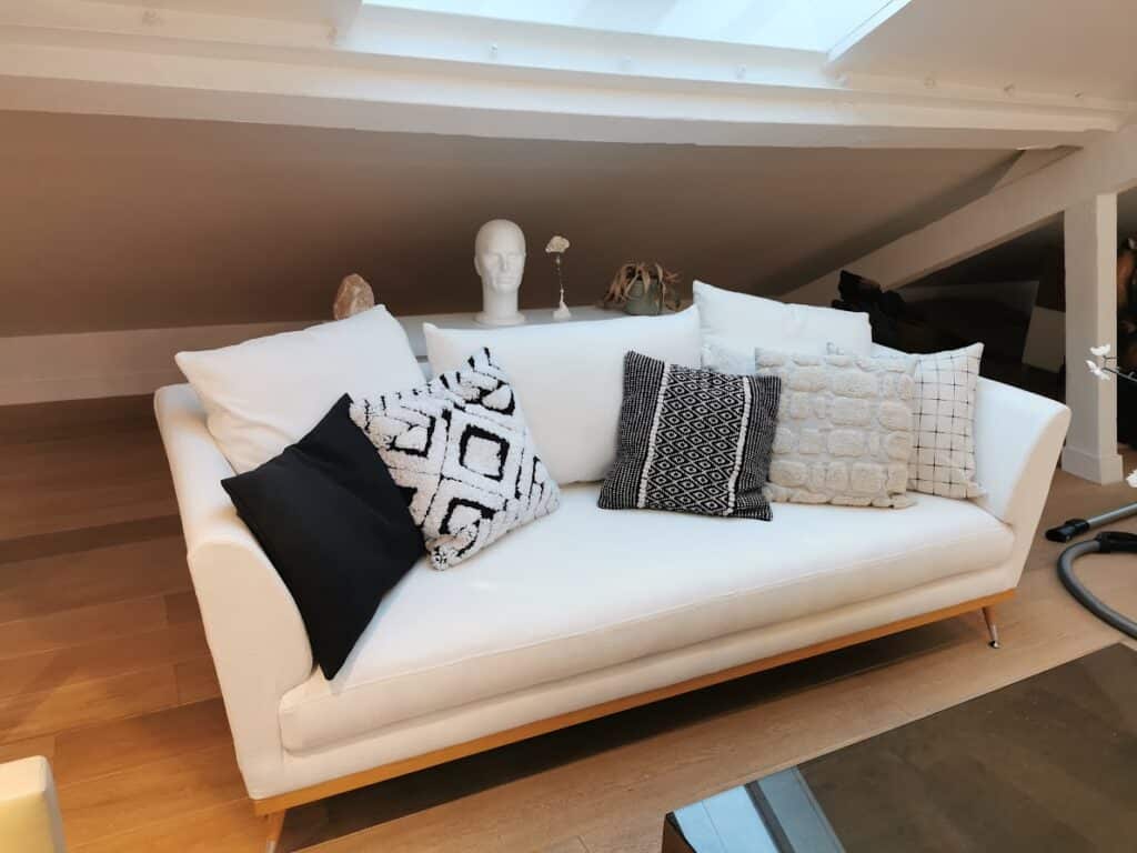 Notre travail - Housse de canapé sur mesure